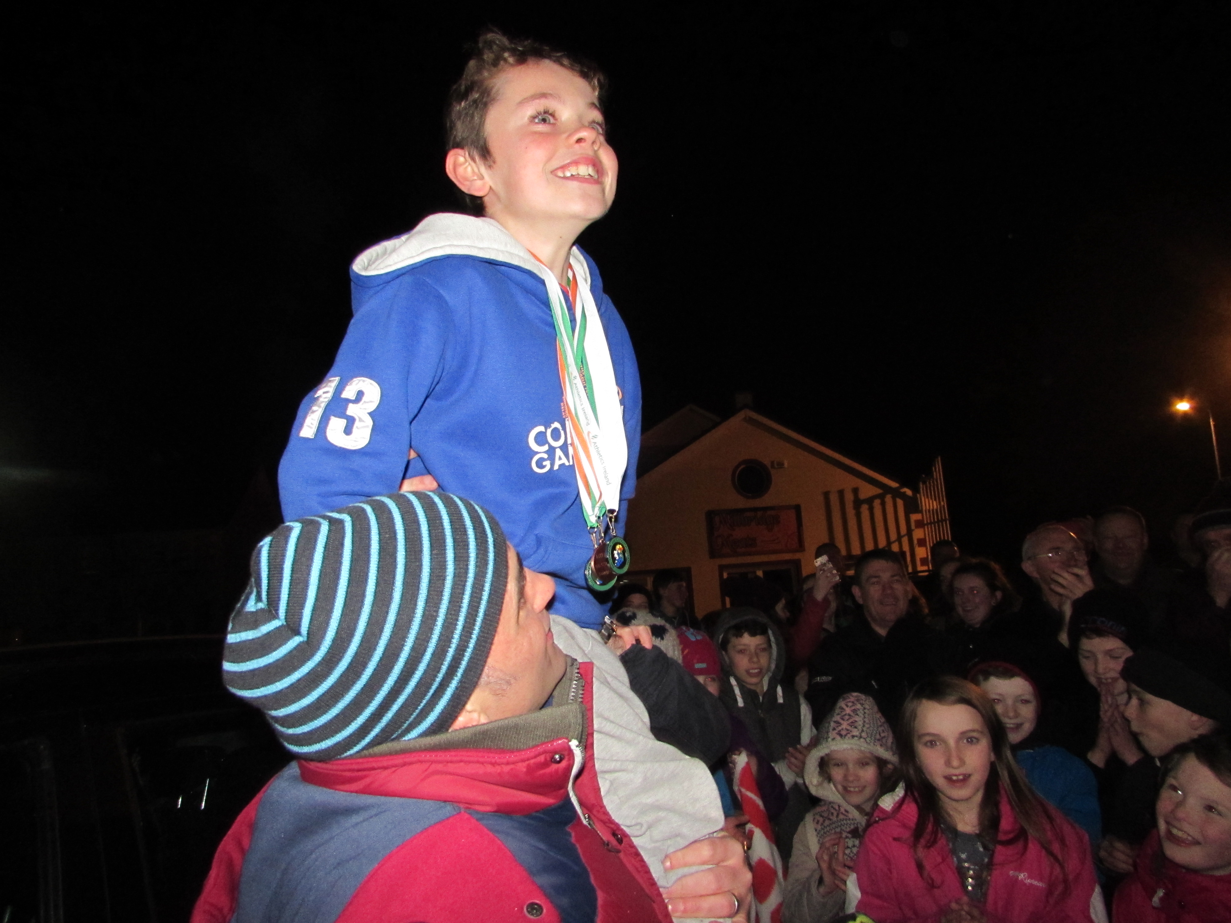 Kelly returns home with Gold and U11 All Ireland Cross Country title ...